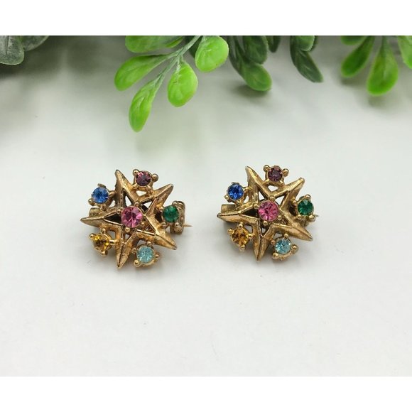 Unbranded | Jewelry | Vintage Scatter Pins Set Of 2 Gold Tone Star ...